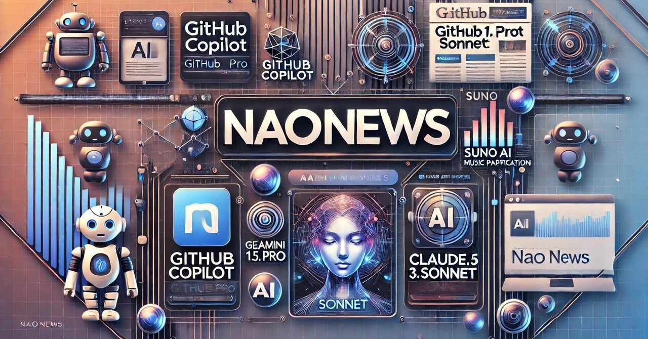 naonews 【IT】GitHub CopilotでGemini 1.5 Pro、Claude 3.5 Sonnetが選択可能に ...