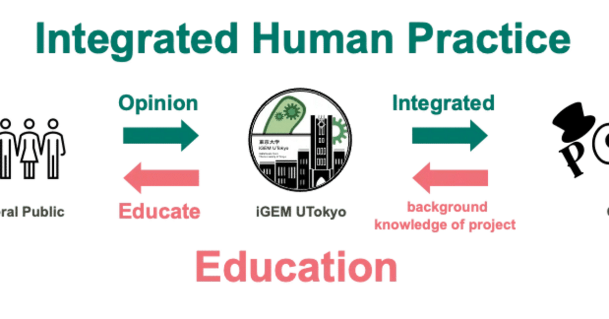 iGEM UTokyo 2024 の Integrated Human Practices と Education について -実践と敗因分析ｰ｜なぎ🦄