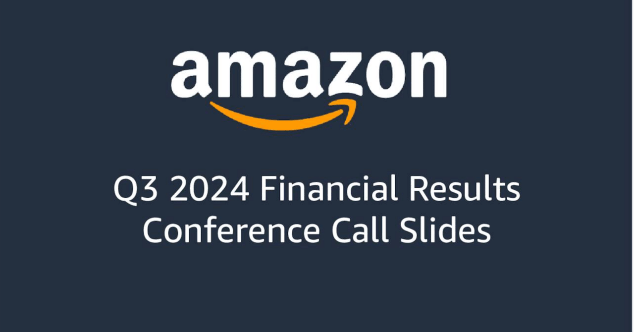 Amazon.com（AMZN）24’3Q決算分析,営業利益率が大きく改善した為EPSが前年同期比でなんと52.1％も増加しました。引き続き増大する設備投資に備えキャッシュフロー改善は大きな ...