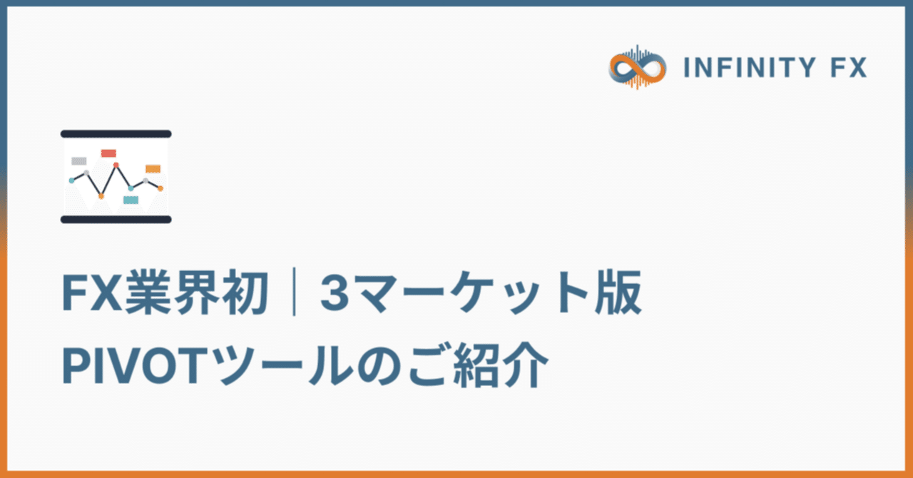FX業界初｜3マーケット版PIVOTツールのご紹介｜infinity_fx