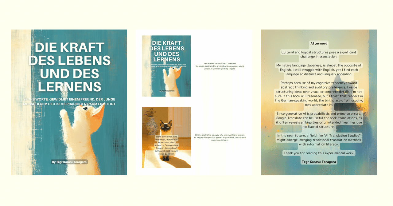 ドイツ語が母語の友達に献呈したくて、ドイツ語の絵本を書いた話｜Trgr / カラストラガラ | モチベーションUP | フォロバ100