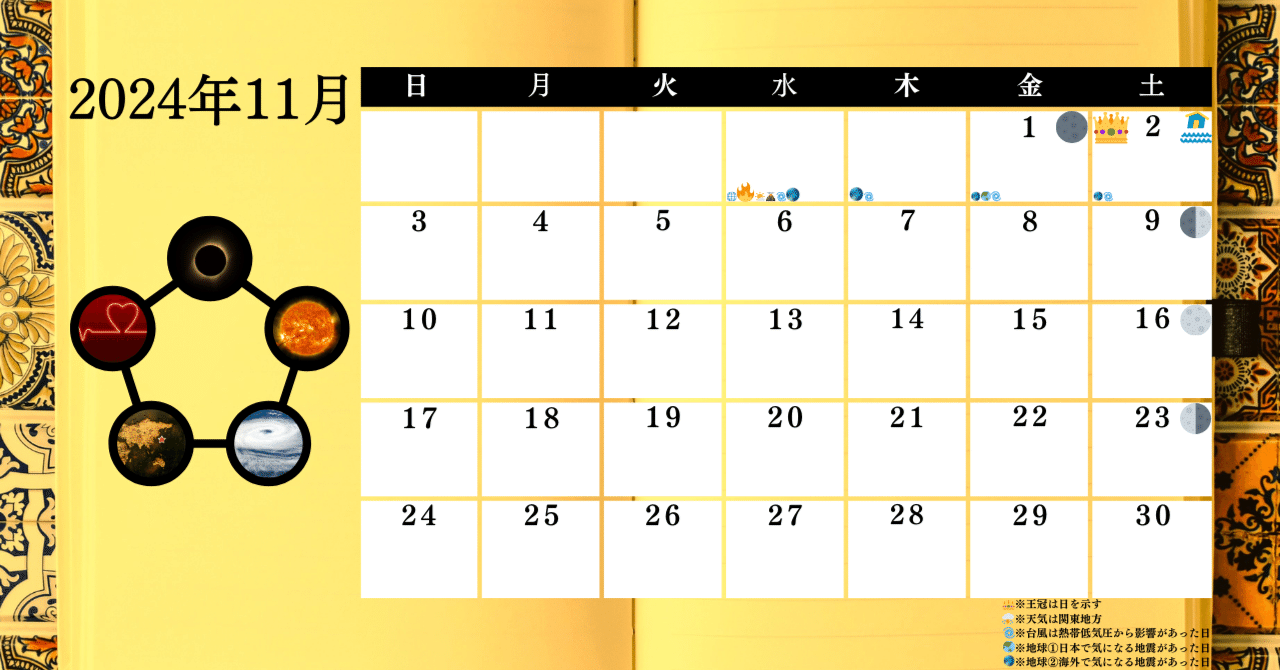 【片頭痛脳ダイアリー】日本で震度3の地震(R06/10/31〜11/02)｜レラ・キャッスル【公式】∣マルチクリエイター