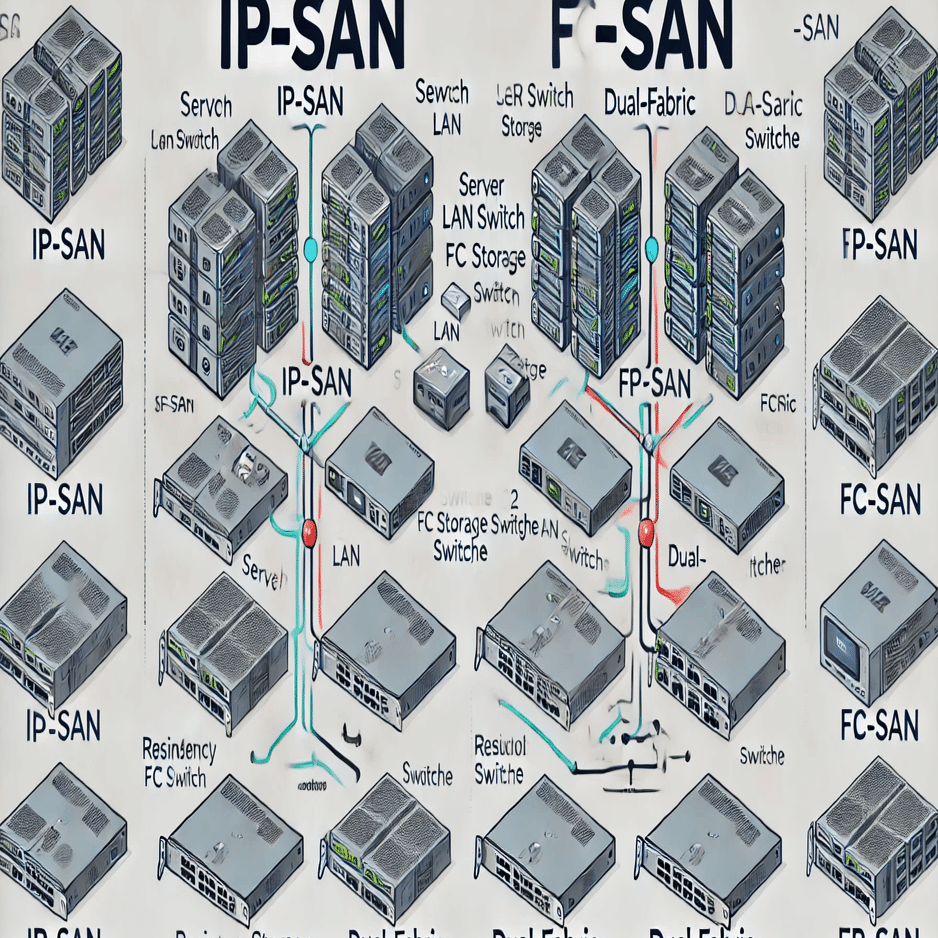 IP-SANとFC-SAN｜Shuma