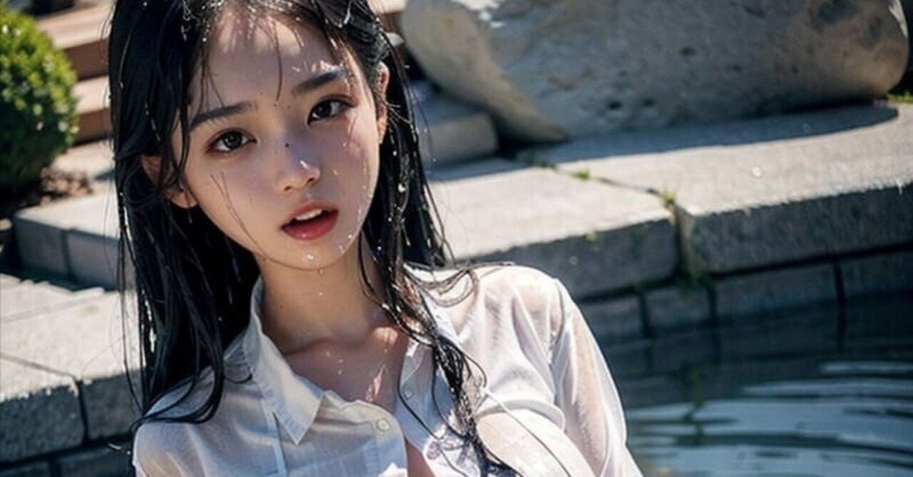 【R18】雨宿りの女子高生とびしょ濡れエッチ｜紬子