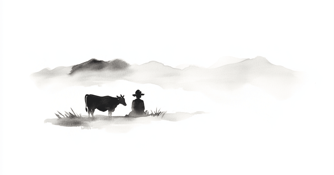 少年と牛~扱う~｜ryosan💪