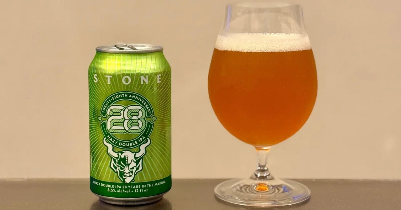 STONE BREWINGの「Stone 28th Anniversary Hazy Double IPA」｜yamashin0120