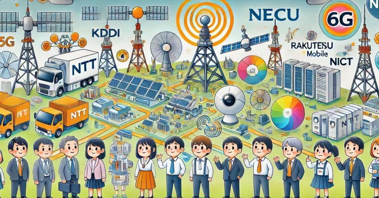 小学生にもわかる、『NTT、KDDI、富士通、NEC、楽天モバイルによる共同提案が総務省/NICTの「革新的情報通信技術（Beyond 5G（6G））基金事業」社会実装・海外展開志向型戦略的 ...