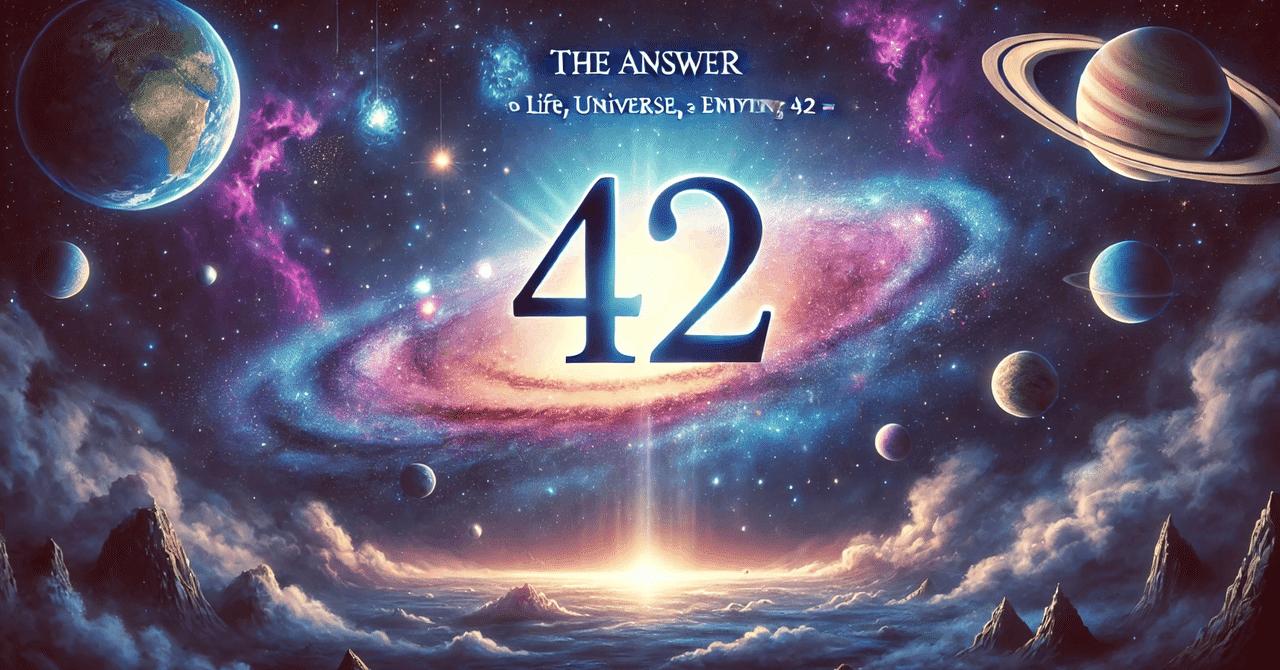 人生、宇宙、すべての答え = 42｜sasayaka