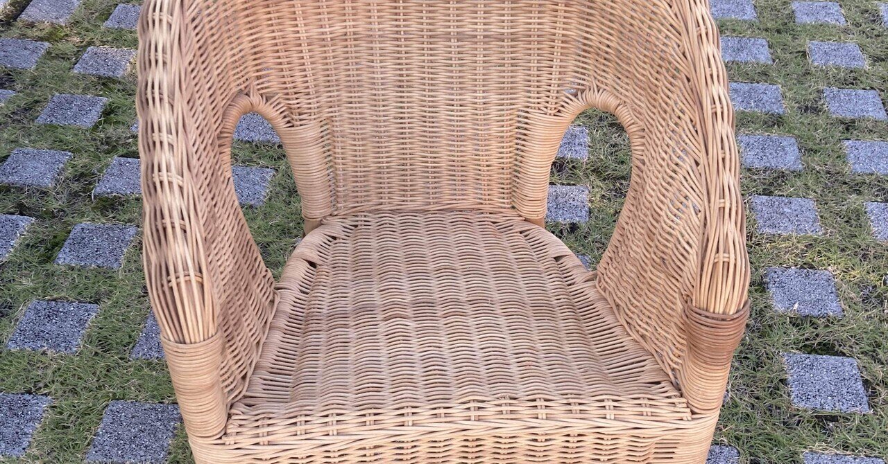 籐の椅子、買い🌿｜Mieko Teal Blue NY