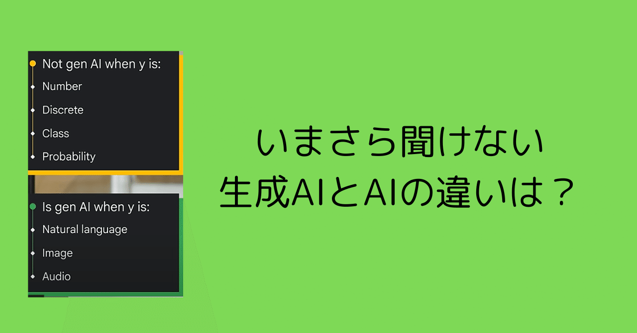 Googleが教える「AIと生成AIの違い」：基本から応用まで学べる徹底解説！｜0xpanda alpha lab