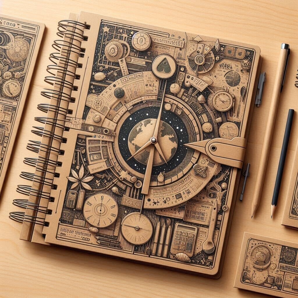 💡複数の予定表を使い分けたい方へ：A4三つ折りなら、仕事用・プライベート用・目標管理用など、用途別に作れます📚 #トラベラーズノート #A4三つ折り #手帳ライフ ｜Note3ori