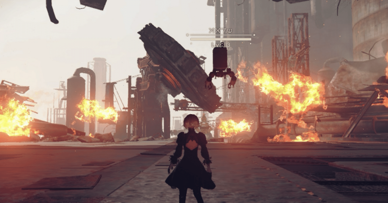 ニーアオートマタというゲームをして、同時進行の演出に驚いた｜202号室 - TAMAOKI Jun