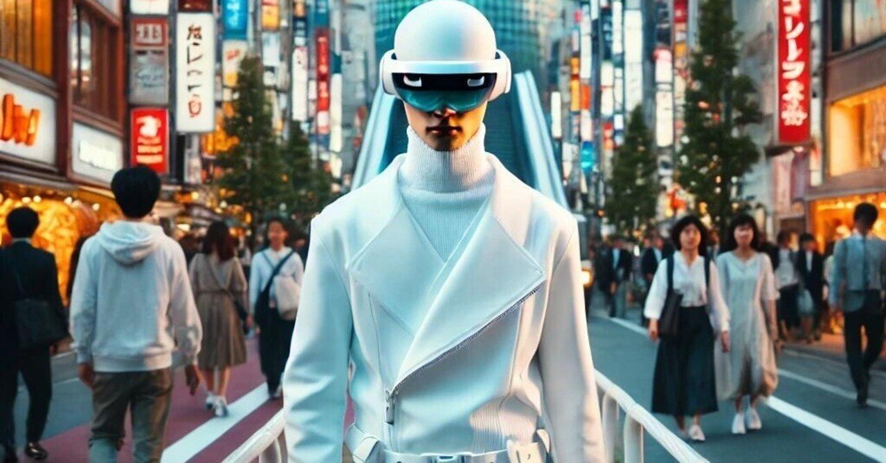 超未来感！ARゴーグルを着けて歩く人を見た！！｜H.yanagi