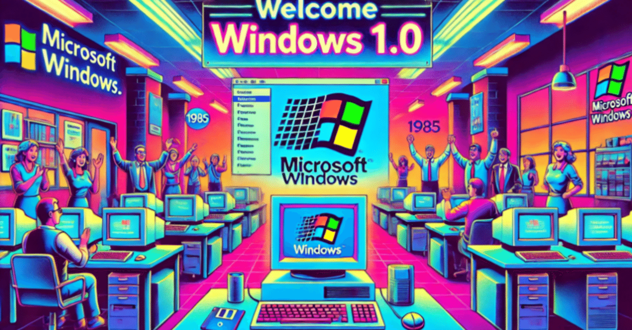 今日11月20日はなんの日?Microsoft Windows 1.0 がリリースされた日｜keyaki1117