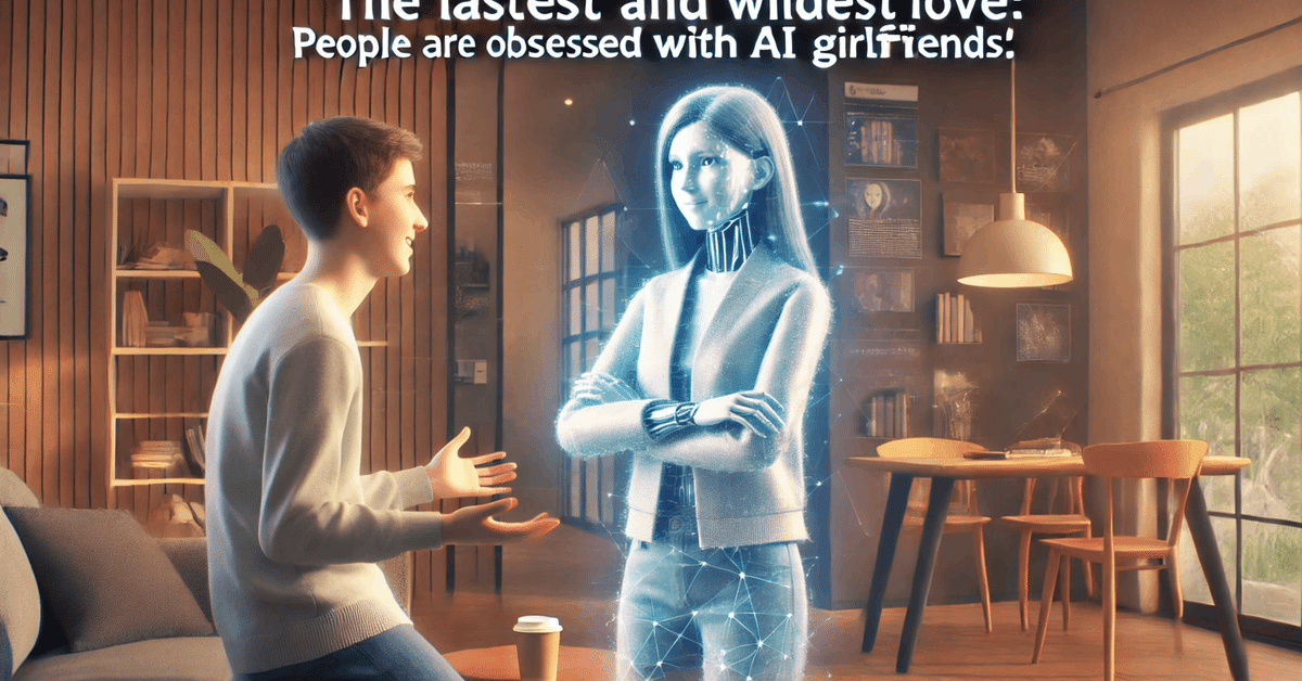 最新にして最狂の愛。「AI彼女」に夢中｜MASAKING