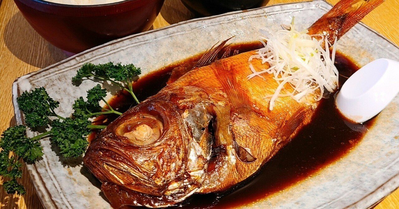 特大金目の煮付け【沼津 魚河岸 丸天 魚河岸店】｜kaga_gram
