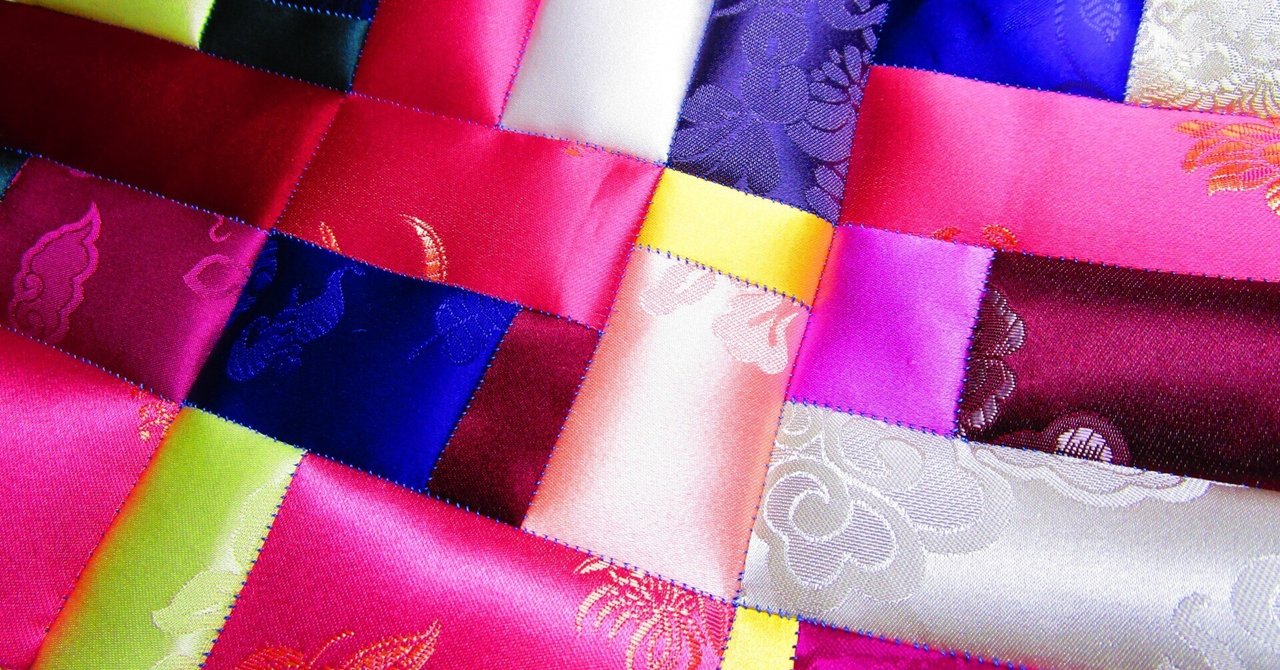 やっぱり大好き「ヤンダン」厚手艶々シルク｜pojagi*sono