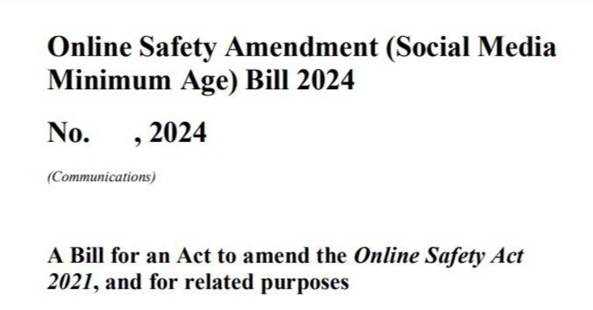 オーストラリア：16歳未満の子どものSNS利用禁止法案に対して国家人権委員会が「重大な留保」を表明｜平野裕二