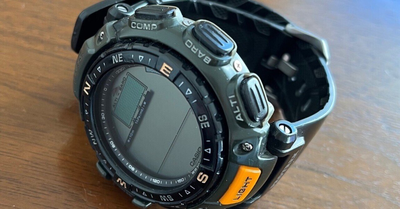 CASIO PRO TREK(PRG-40) 24年間ありがとう｜ヒロポン