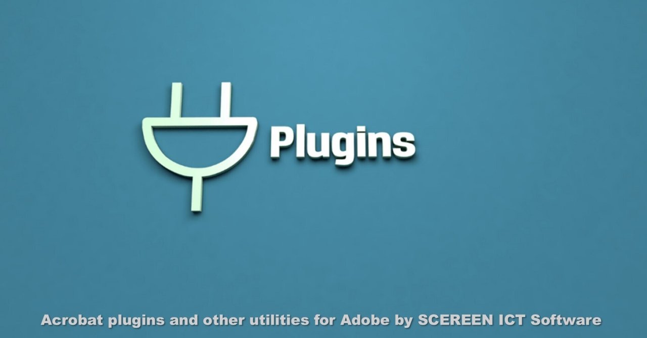 ★FREE PLUGins for Acrobat ：株式会社SCREENictソフトウェア -etc-｜printmaniacs
