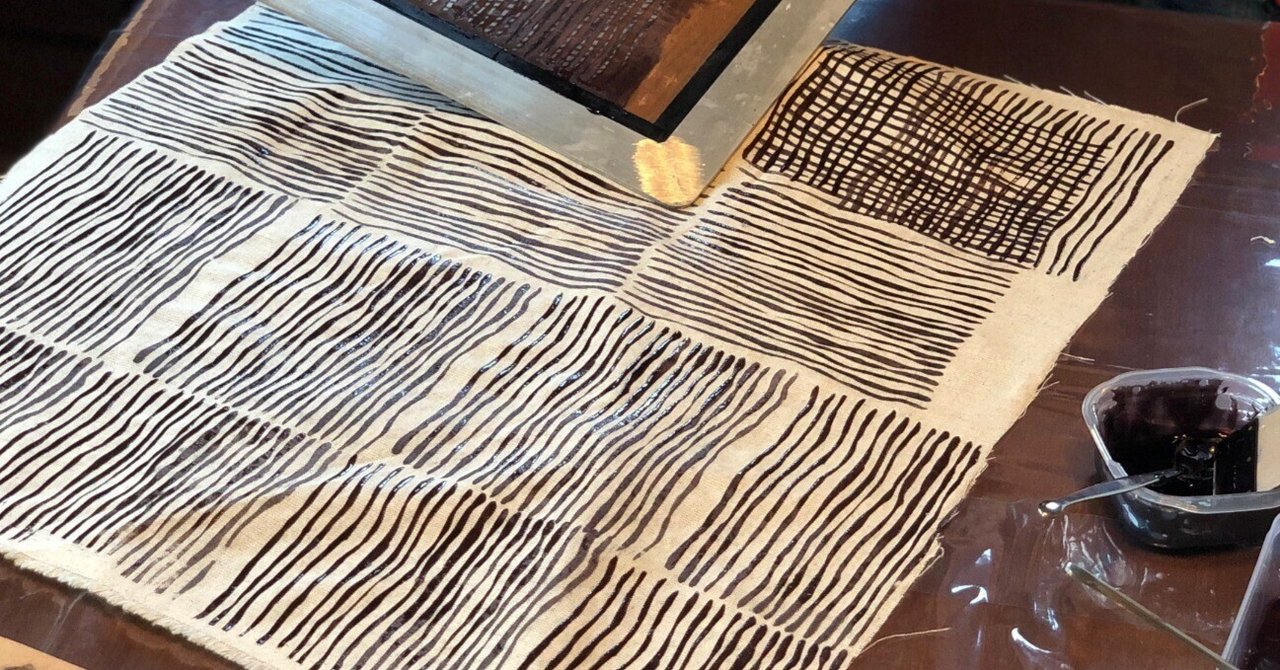 2024-25 型染めグループ展 そして臨時カフェ｜kao-line