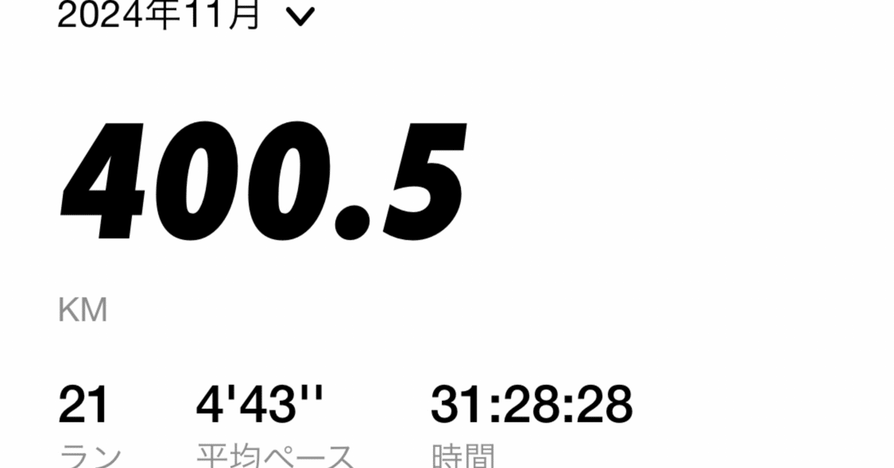月間400km走ってみた🏃‍♂️‍ ️｜はしるひと