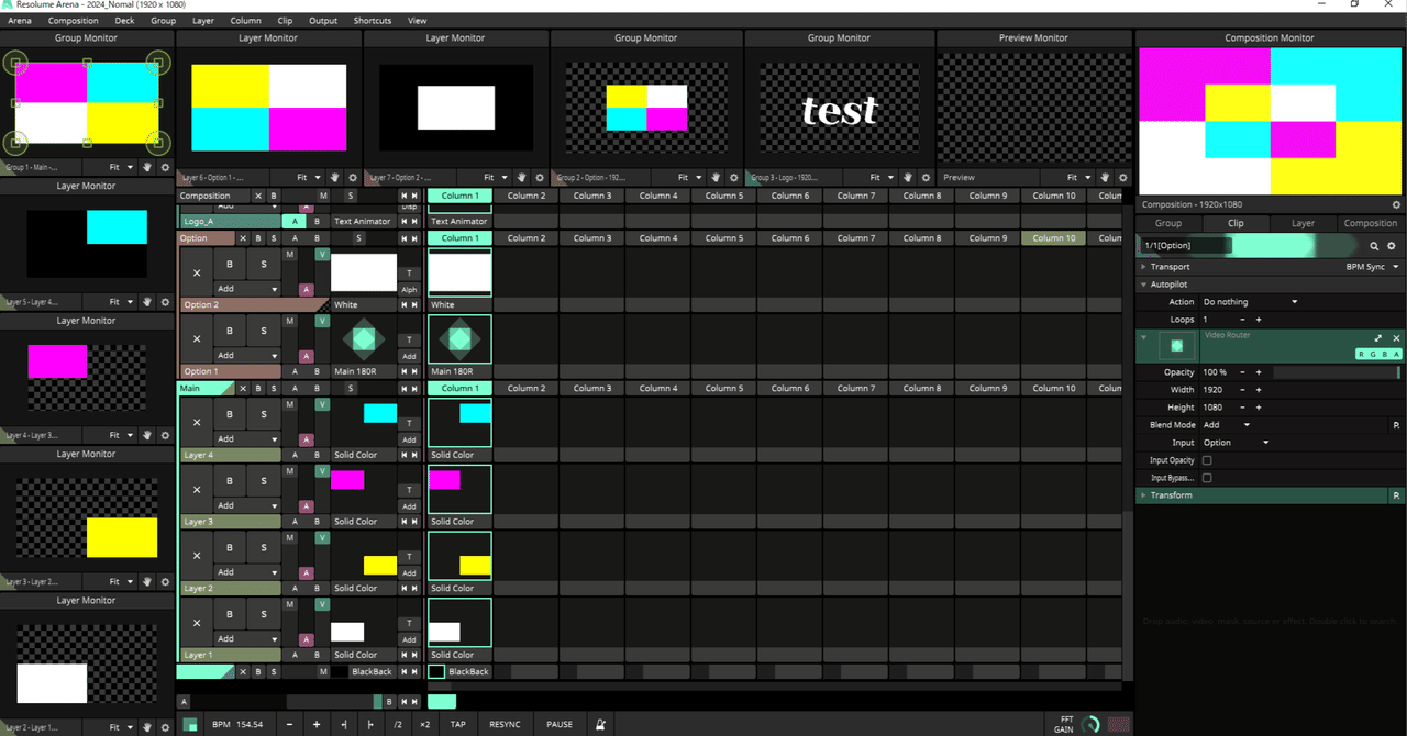 【ResolumeArena】3年くらいVJしたので自分のコンポジション解説をしてみる｜Mano Hashimoto