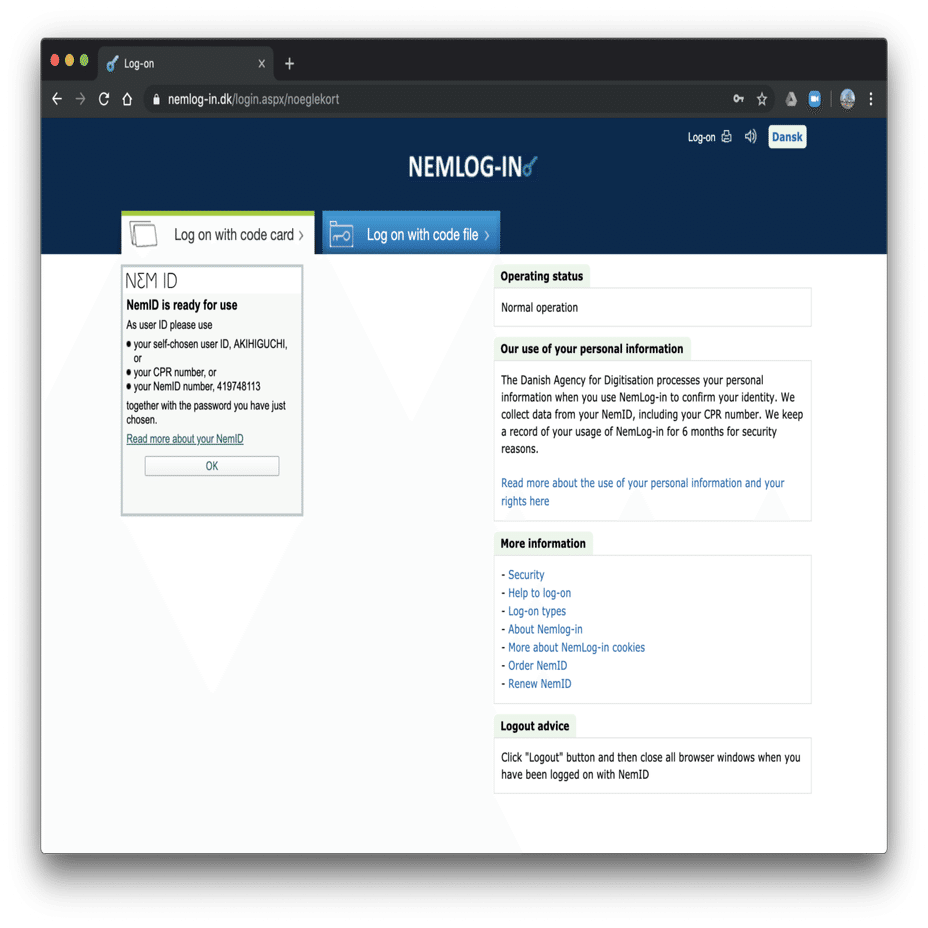 【詳細版】デンマーク NemIDの申請手続きと初期設定手順 - Living in Denmark