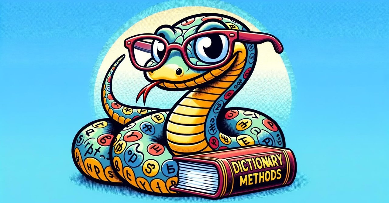 pythonプログラム初歩の初歩15／辞書を扱うためのメソッド｜makokon