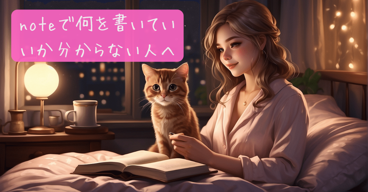 noteで何を書いていいか分からない人へ｜Riko Kuma