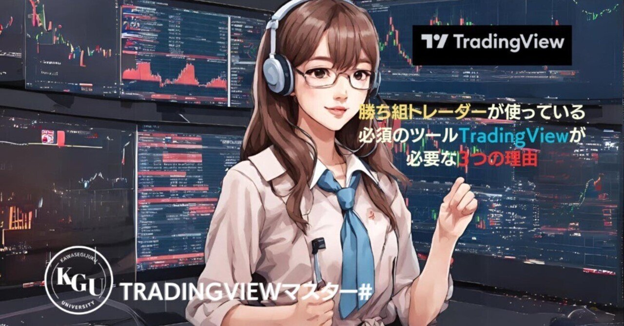 勝ち組トレーダーが使っている必須のツールTradingViewが必要な3つの理由｜キョクチョー ただかつ