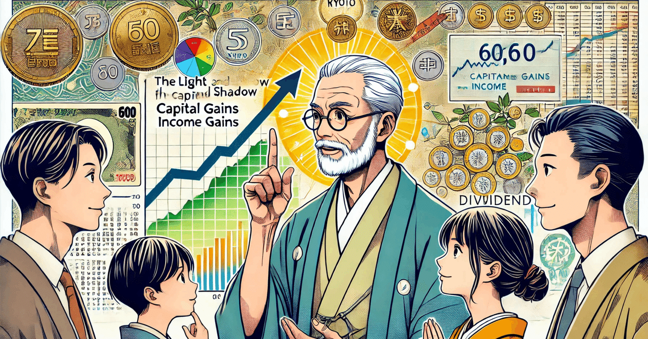 家族に伝える経済シリーズ(42)：株式市場の光と影 ー キャピタルゲインとインカムゲインの現実｜Hitoshi SHIMURA