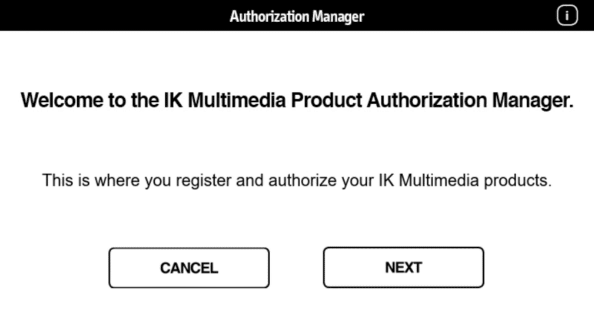 Authorization Managerを利用したレガシー製品のオーサライズに関して｜IK Multimedia (Japan)