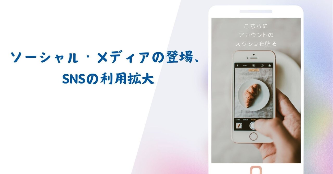 ソーシャル・メディアの登場、SNSの利用拡大｜HIRO Creative Studio