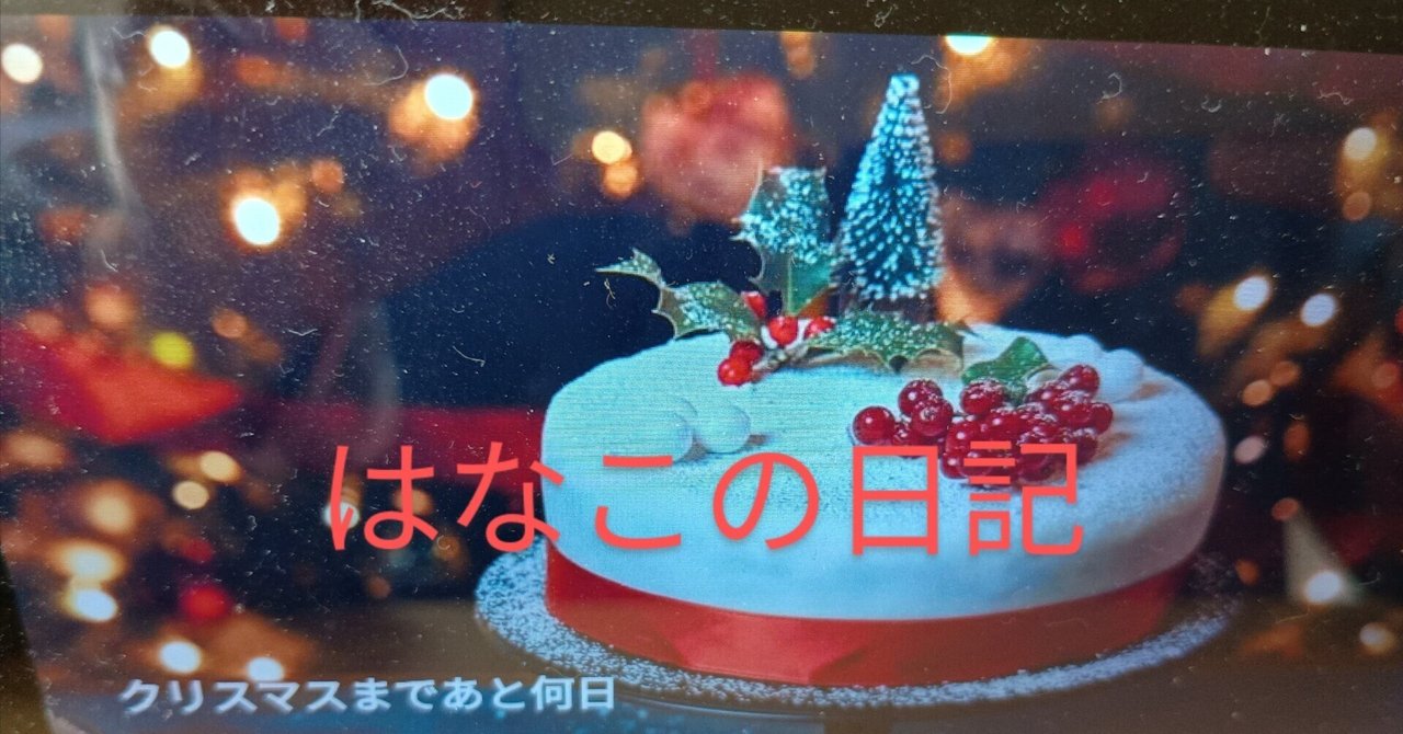 クリスマスケーキdec8｜はなこ