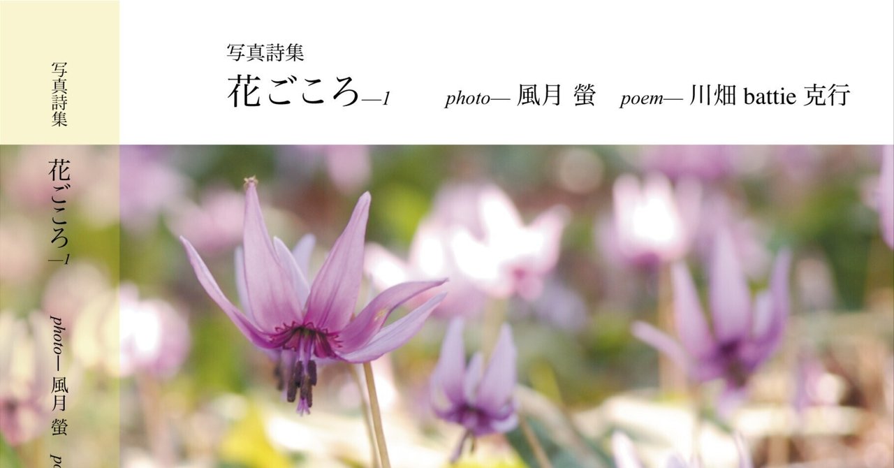 写真詩集『花ごころ―1』販売開始！｜薄井 灌 Kan Usui