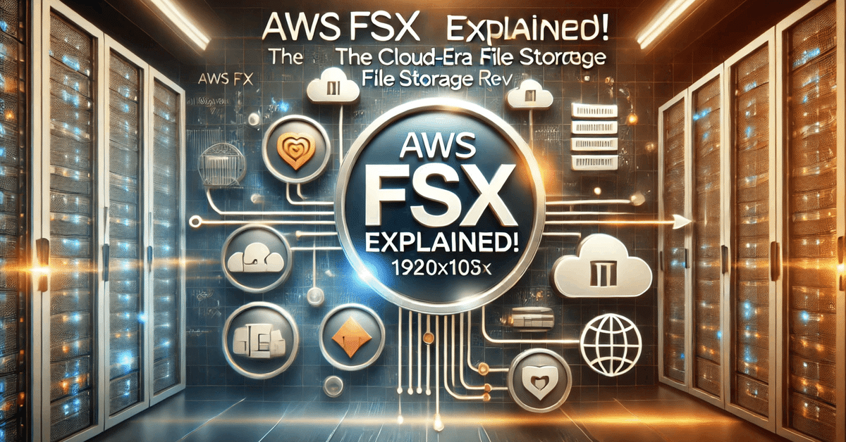 AWSの「FSx」徹底解説！クラウド時代のファイルストレージ革命｜CCNA・CCNP・AWS絶対合格
