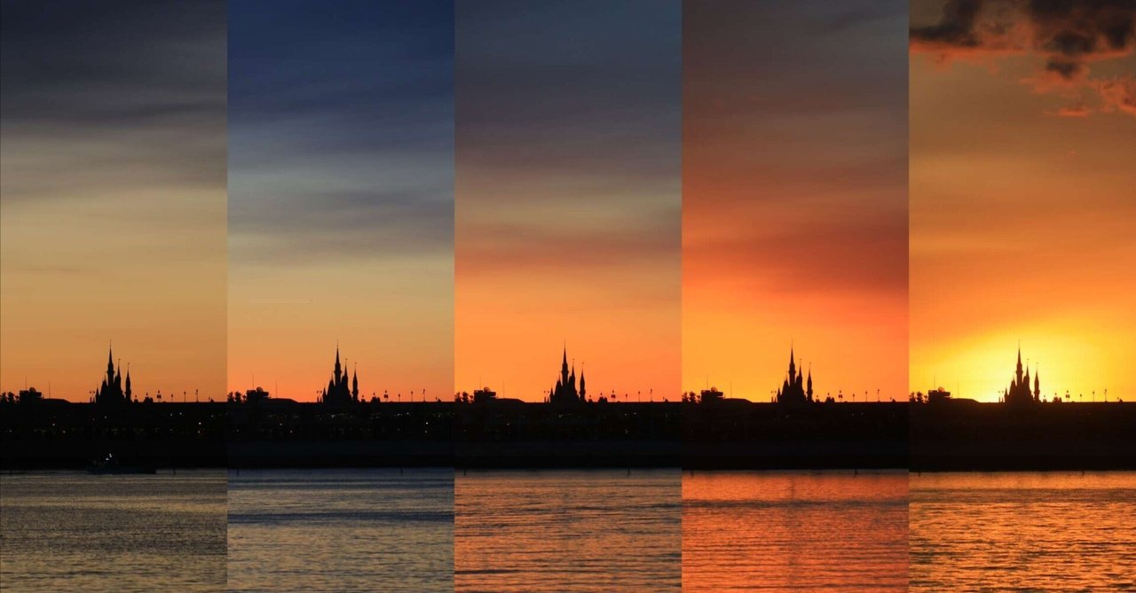 シンデレラ城と朝日 2024/12/13｜Toru Shiratori