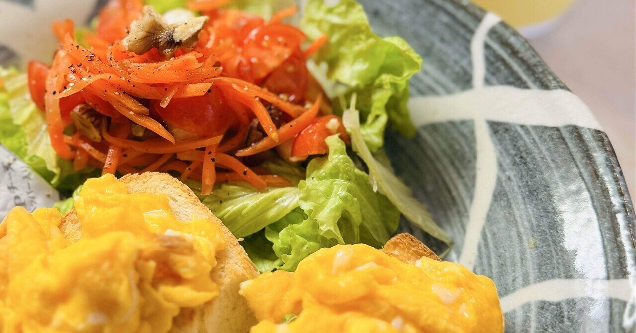 朝ごはん 12/15 ふわトロ卵が食べたくて｜kyo☆ko