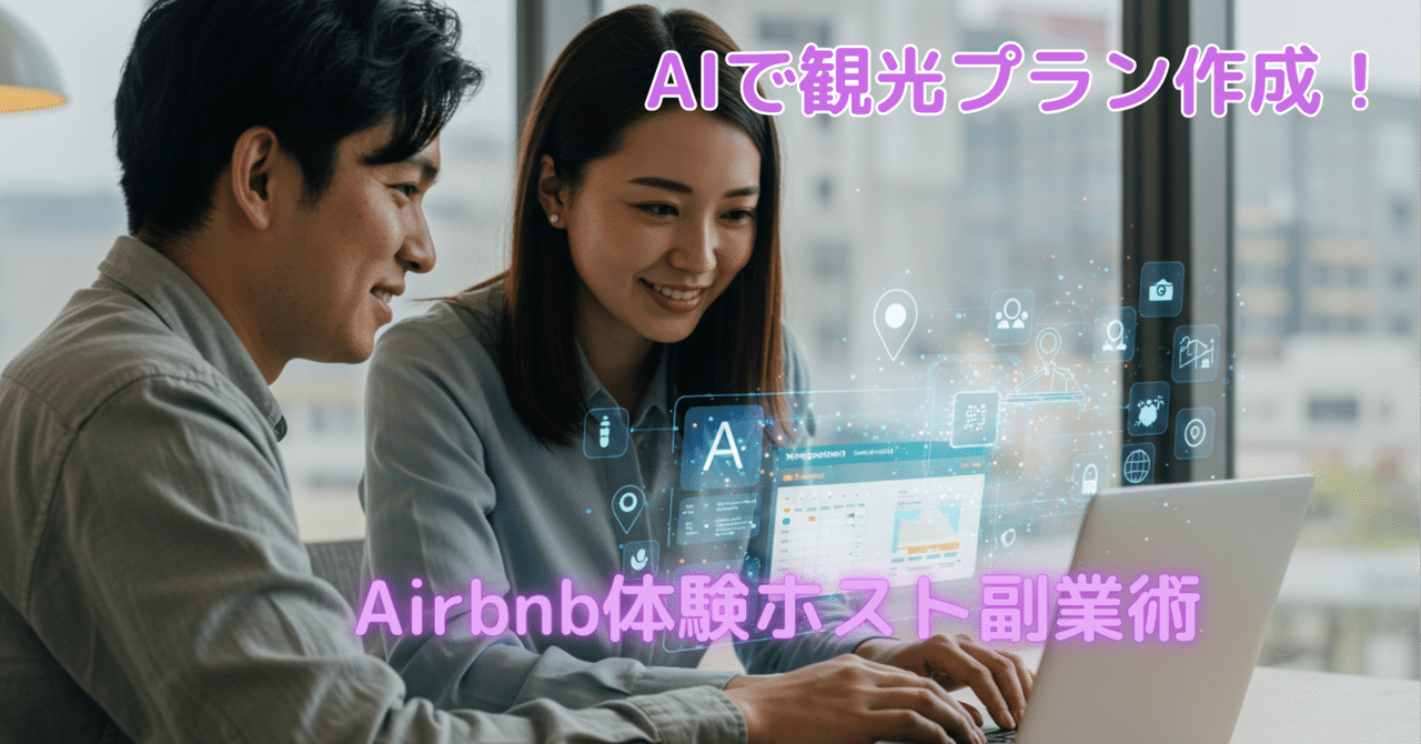 【AI副業】Airbnbで「体験ホスト」！AIを使って観光プランを作る方法｜ANZ note