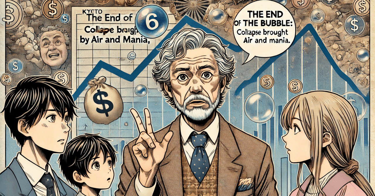 家族に伝える経済シリーズ(53)：バブルの終焉 ー 空気と熱狂が招いた崩壊｜Hitoshi SHIMURA