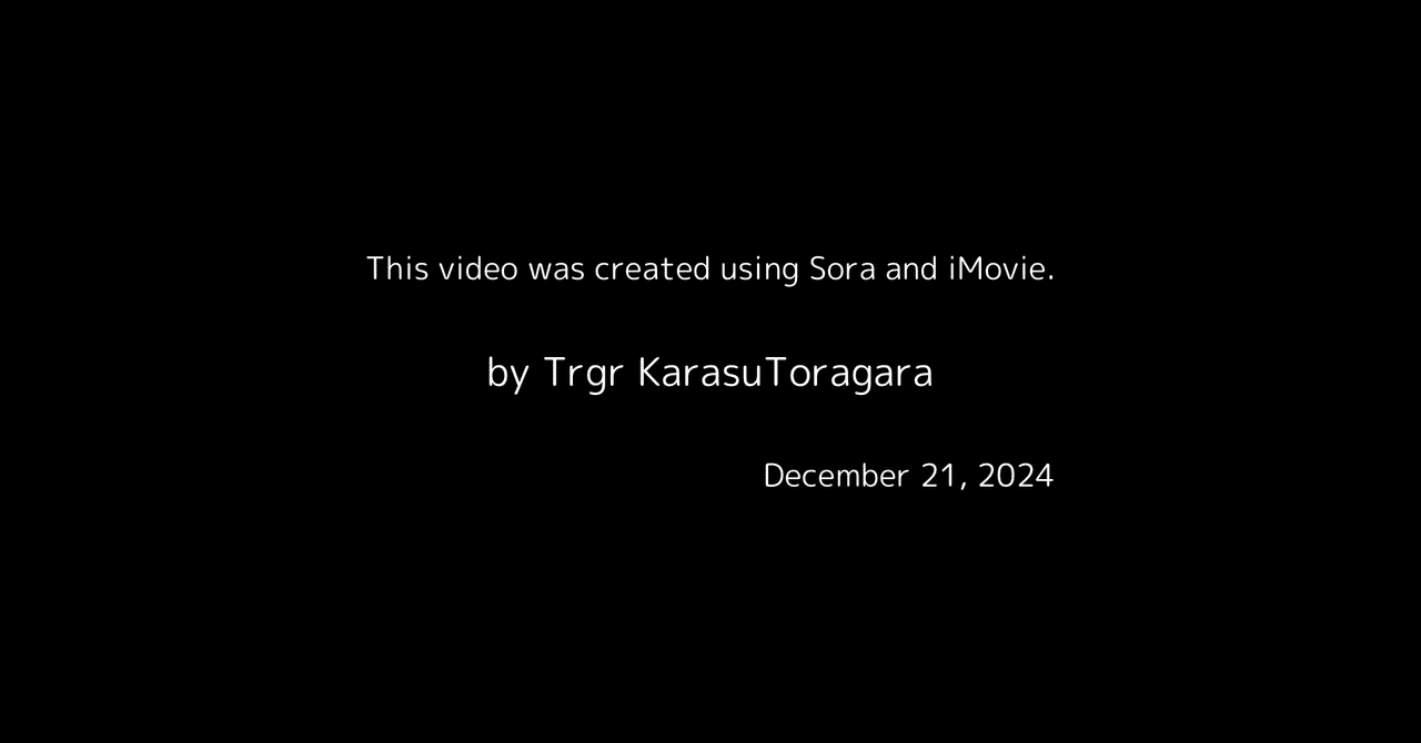 Soraで『RUN』を作成しました｜Trgr / カラストラガラ | モチベーションUP | フォロバ100