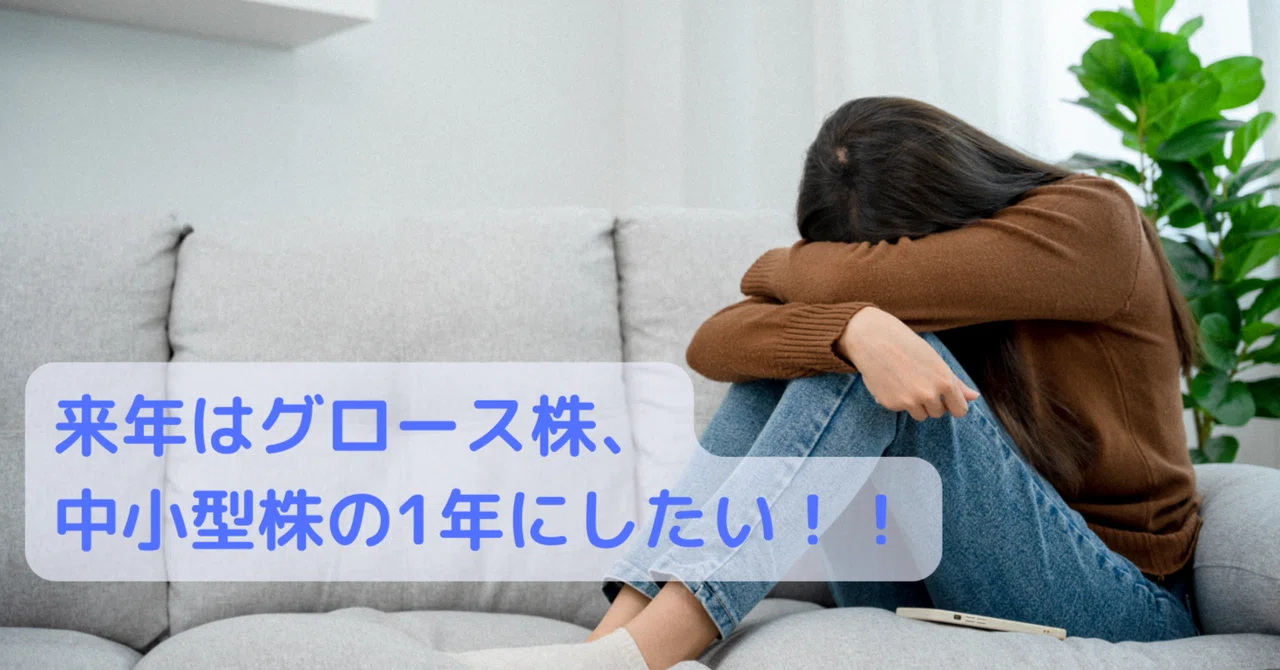 来年はグロース株・中小型株の1年にしたい！！｜kenmo＠湘南投資勉強会