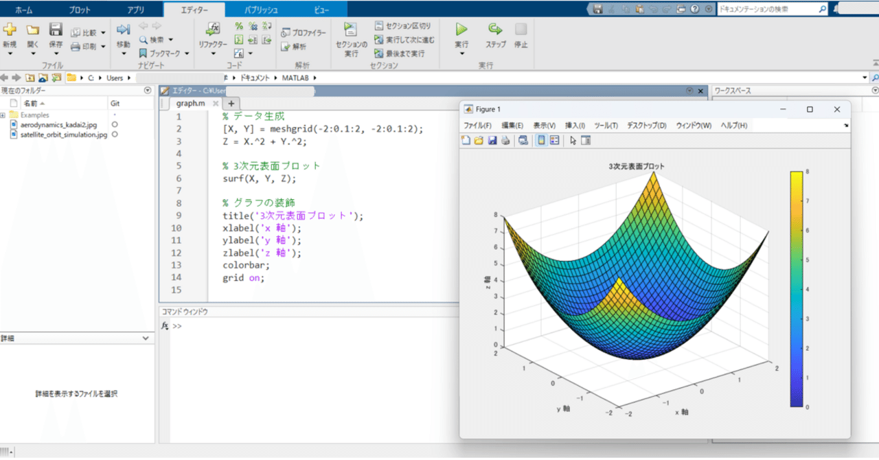 MATLAB初心者の備忘録2(グラフ作成編)｜JJ1MZE