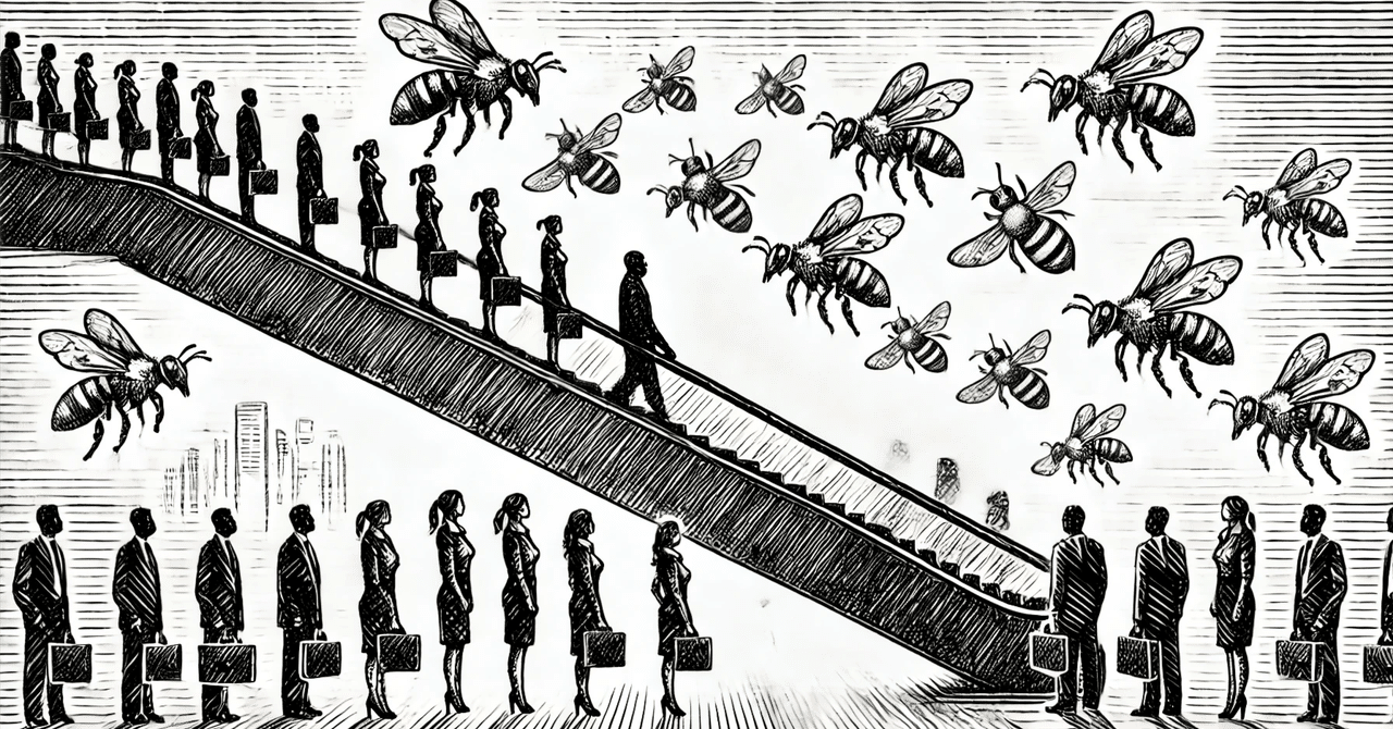 【エッセイ】社会の歯車でも自由はある。蜂が教えてくれたこと。｜MSA (Mistery Secret Agent)