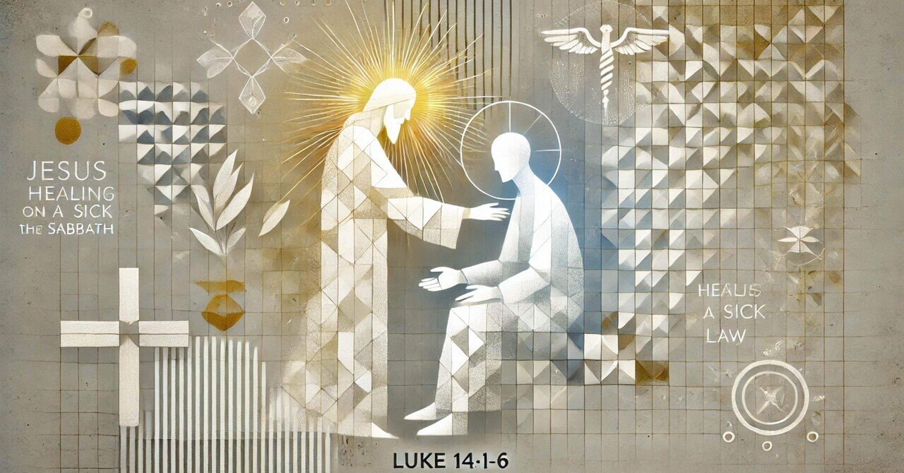 Biblia studere LⅩⅩⅩⅩⅣ、 Luc14: ‭1-6、お帰しになった｜harimako