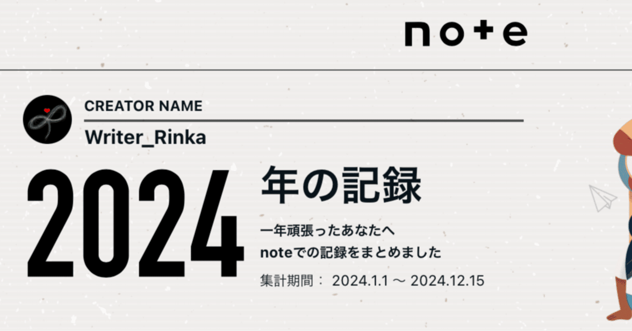 2024年活動報告｜Writer_Rinka