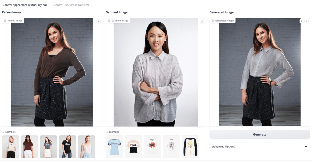 仮想着せ替え&ポーズ変更AIツール「Leffa」で遊んでみる｜SUTO