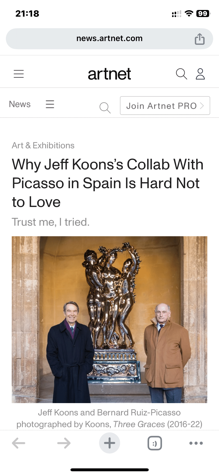 スペイン・グラナダのアルハンブラ宮殿で、ジェフ・クーンズとパブロ・ピカソの作品を展示する特別展「Reflections: Picasso ...