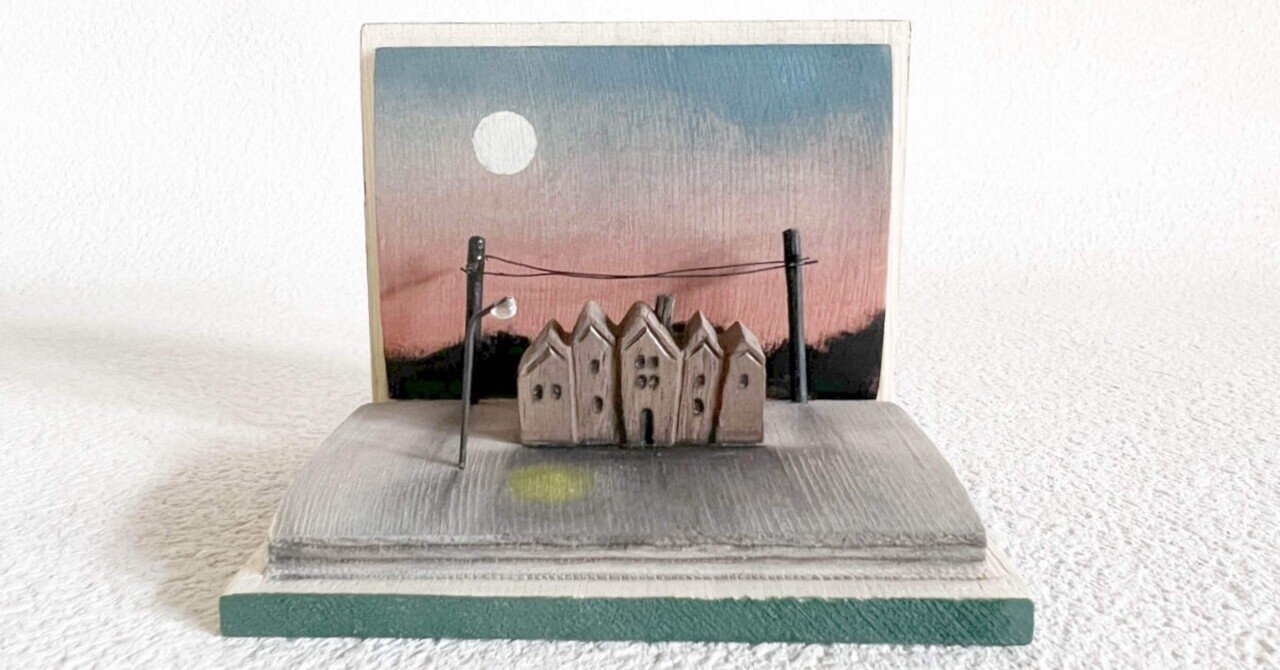 夕方の月｜jucon110